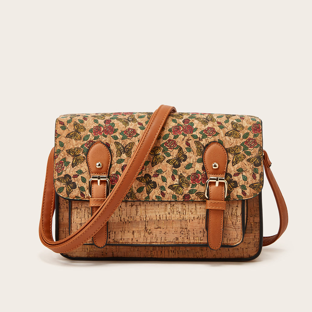 The Artisan Cork & Leather Crossbody – Pocket & Purpose